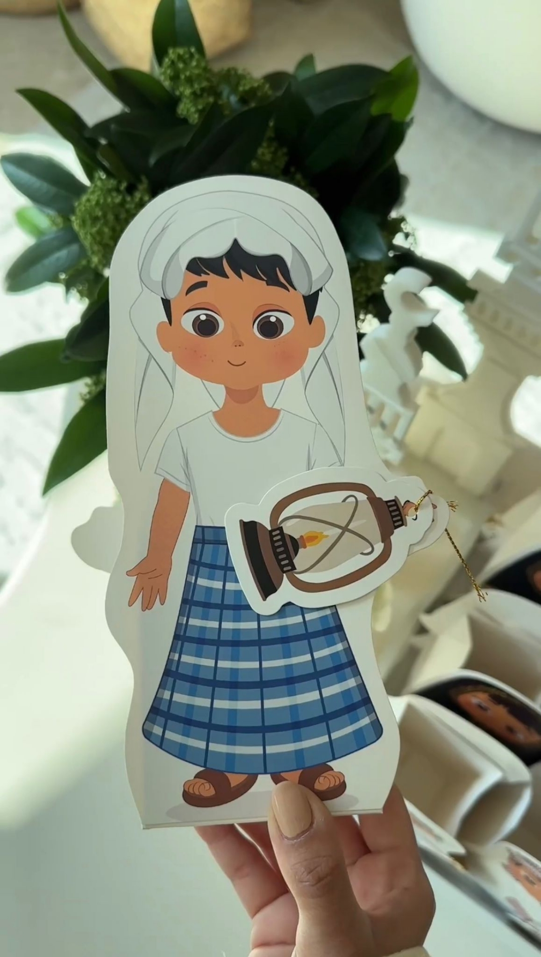 Jarra. Gergean Set (pack of 12) - 3 Colors -With Gergian Basket