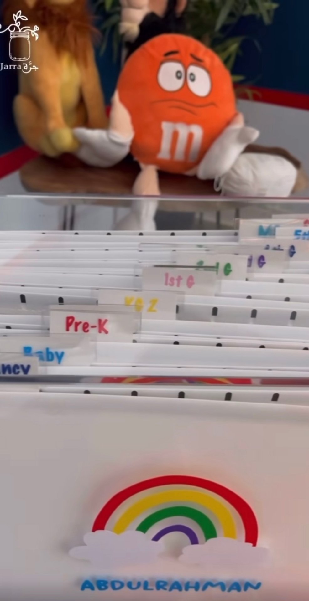 Jarra. Children Documents Box- With 12 Files